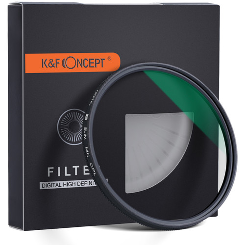 K&F Concept 67mm Green Multi-Coated German Optics Schott B270 Polarizing Filter KF01.1158