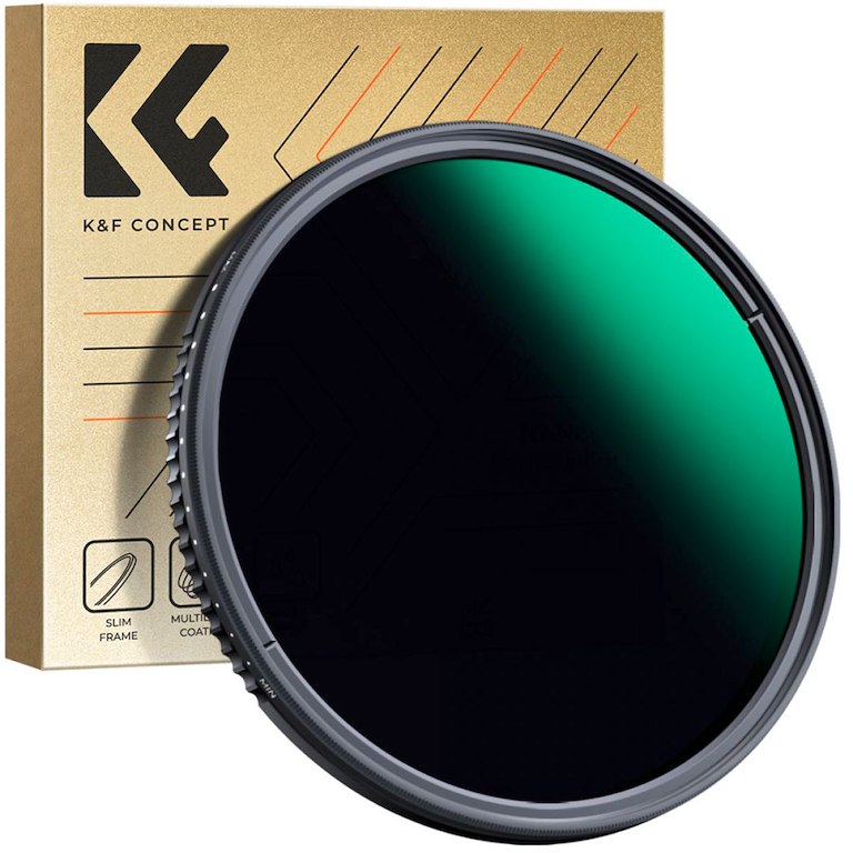 K&F Concept 49mm Variable ND Filter ND3-ND1000 (1.5-10 Stops) KF01.1830