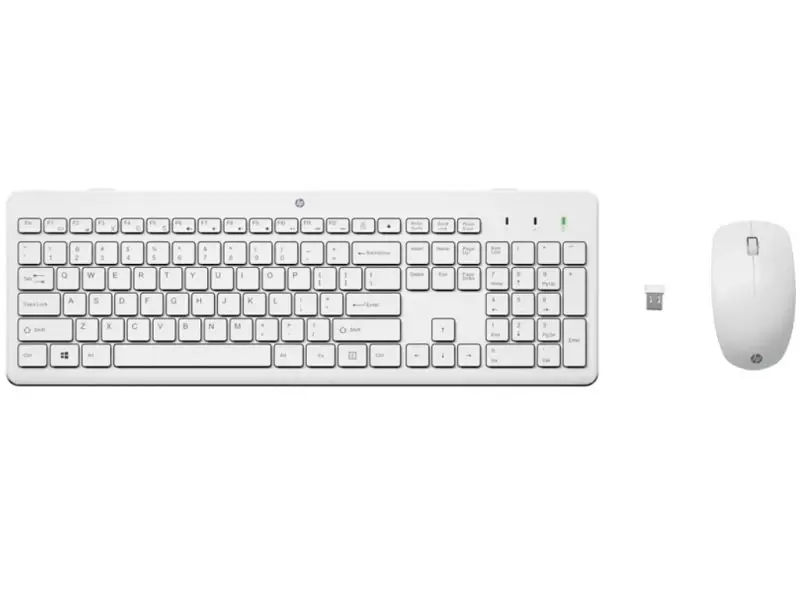 HP 3L1F0AA Set bežične tastature i miša, US, Beli