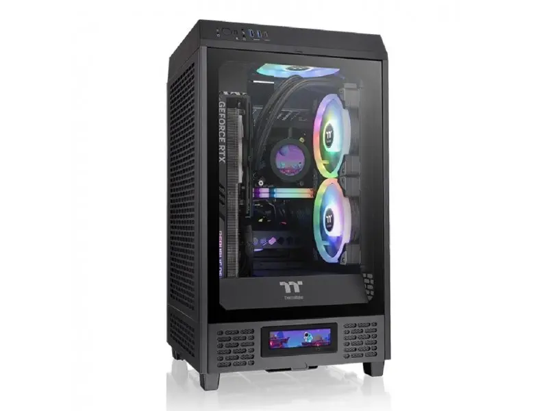 THERMALTAKE The Tower 200 Gejmersko kućište, Crno, 33975