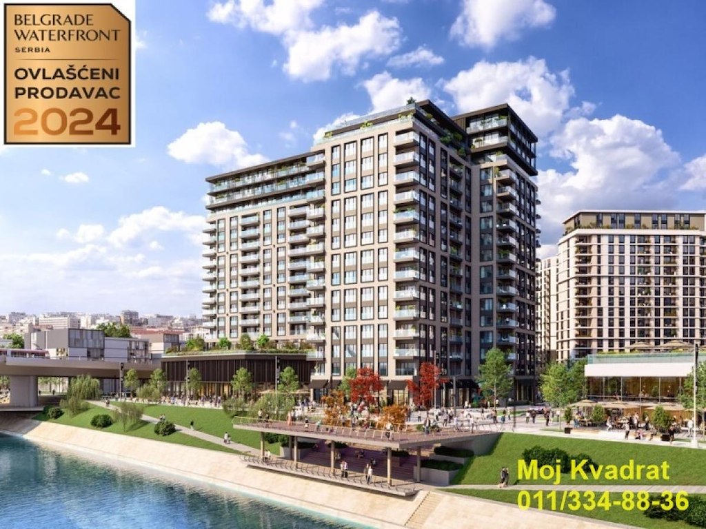 Savski venac, Belgrade Waterfront - BW Victoria, 67m2 - NO COMMISSION FOR THE BUYER!