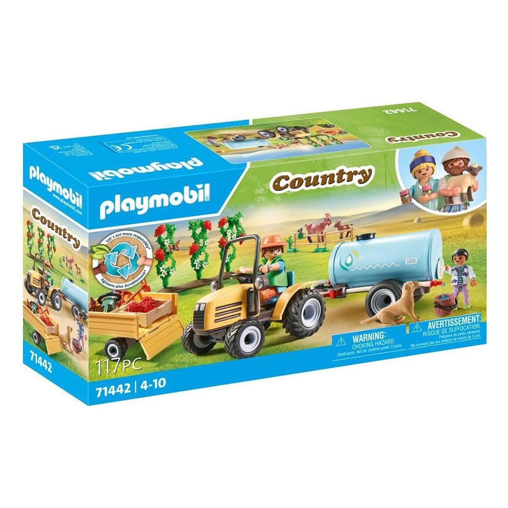 Playmobil Country Traktor sa prikolicom cisternom