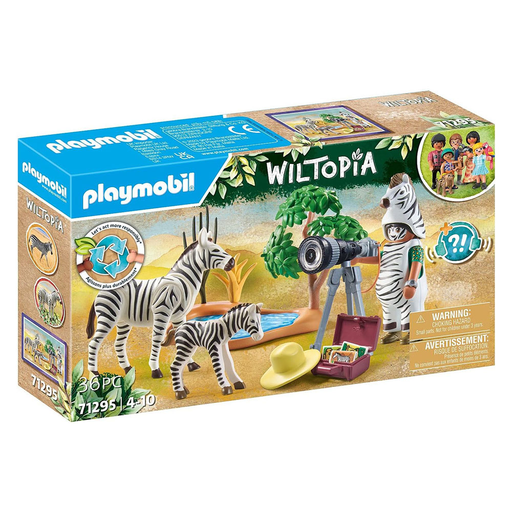 Playmobil Wiltopia Fotograf zebri