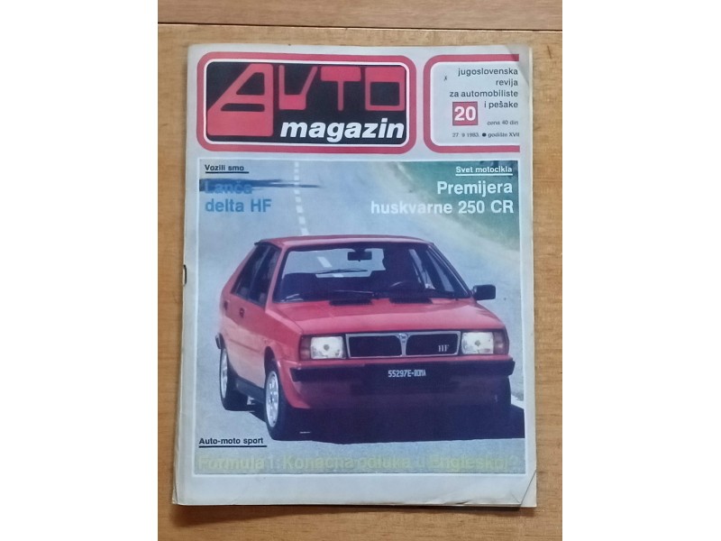 Auto Magazin - Broj 20 - 1983.g - Formula 1