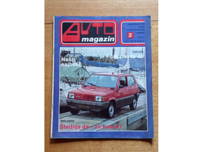 Auto Magazin - Broj 2 - 1981.g - Fijat Panda