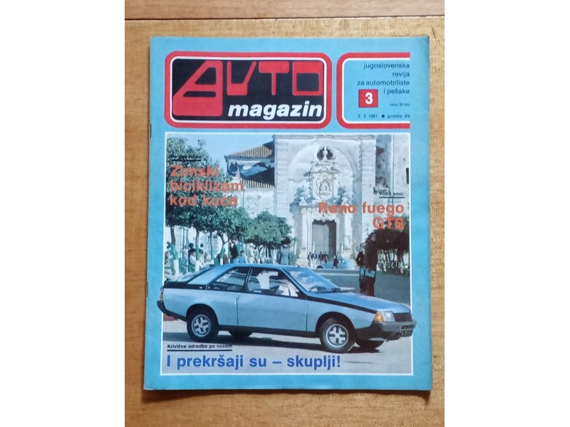 Auto Magazin - Broj 3 - 1981.g - Zimski Biciklizam