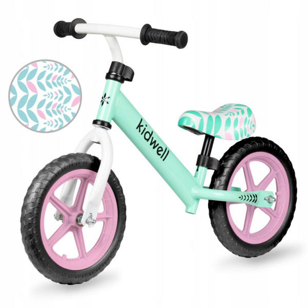 Bicikl za decu Balance bike REBEL, Kidwell, Mint