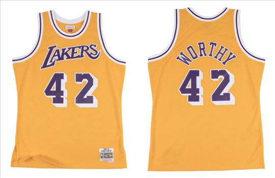 James Worthy - Los Angeles Lakers NBA dres