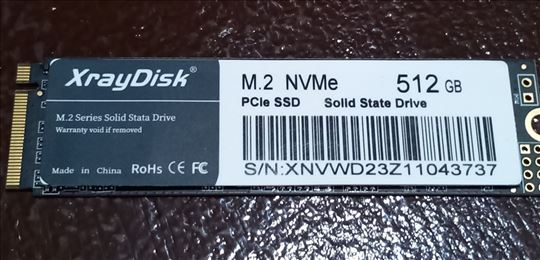 NVMe XrayDisc 512GB-nov