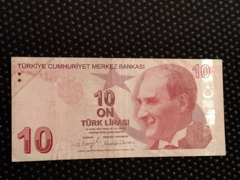 10 lire 2009 turska