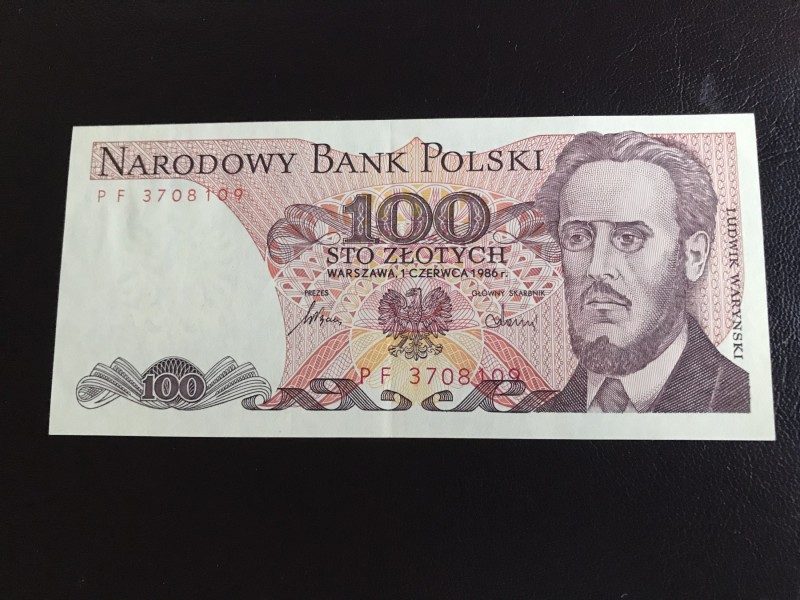 POLJSKA 100 ZLOTA.1986.