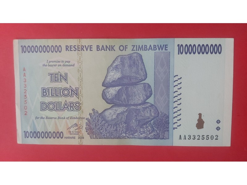 10 milijardi 2008 god Zimbabwe XF