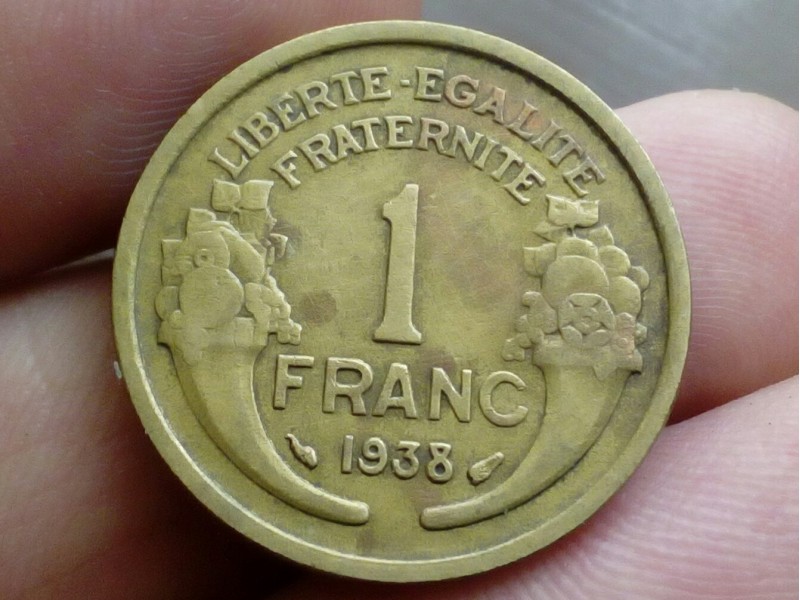 Francuska, 1 franak 1938