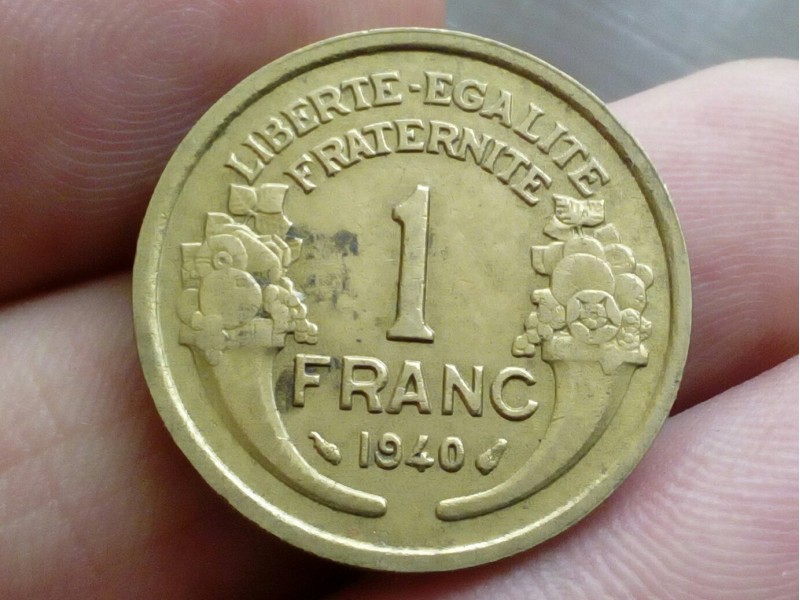 Francuska, 1 franak 1940