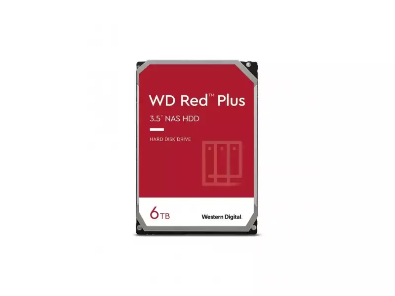 WESTERN DIGITAL HARD DISK 6TB SATA3 WESTERN DIGITAL CAVIAR 128MB WD60EFZX RED PLUS