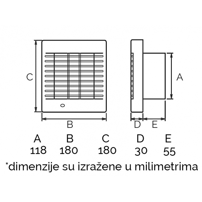 VENTILATOR POLO 5 FI 120 BITON