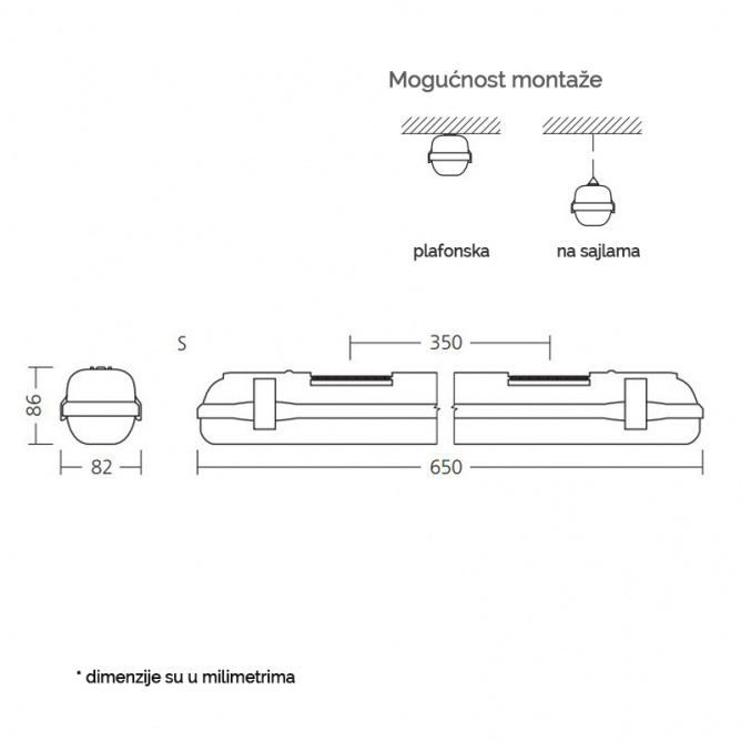 VODODIHT LED OMS V BSC 30W 4000K 4250LM IP65 IK10