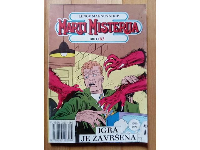 Marti Misterija-Igra je Završena (Dnevnik, Br. 63)