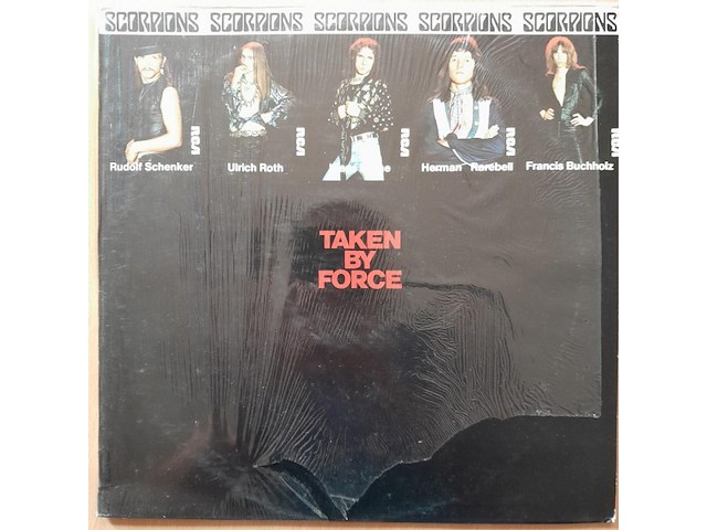 Scorpions ‎– Taken By Force ITALY 1978  NEAR MINT