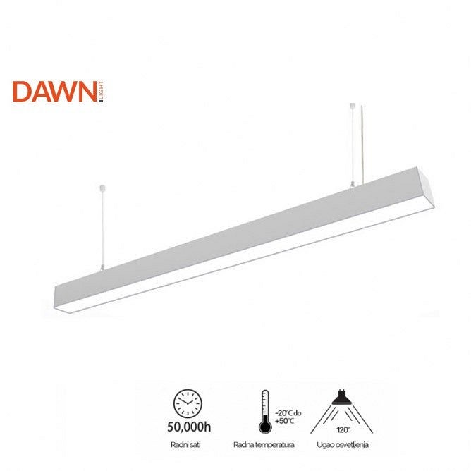 LED VISILICA 40W LT-T-020-B 120CM NW 4000K BELA