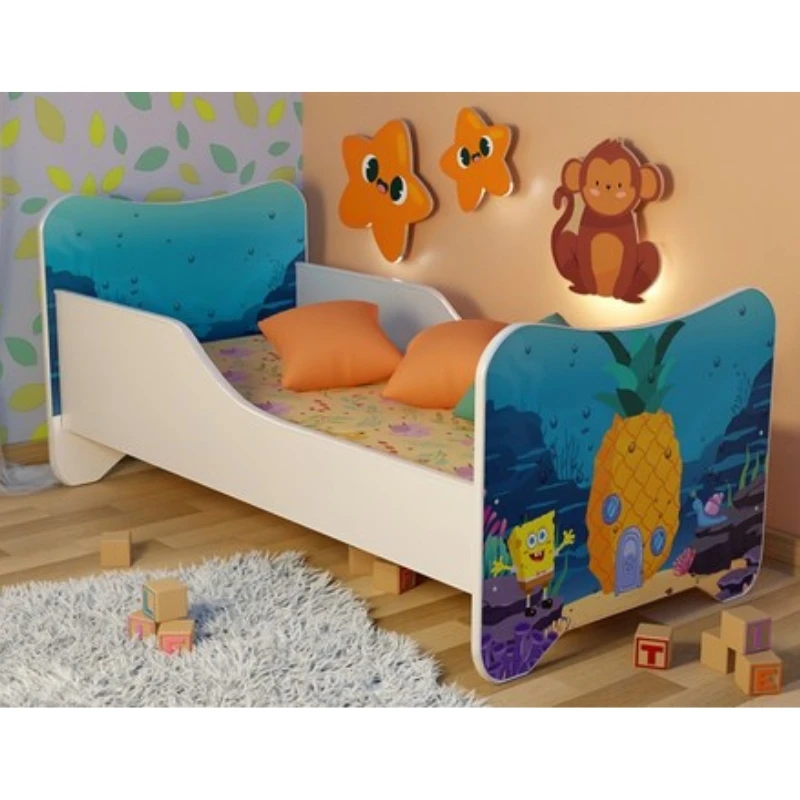 Krevet za decu Happy Kitty - Sunđer Bob, 160x80 cm