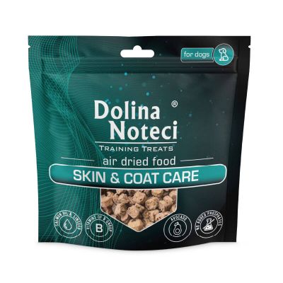 Dolina Noteci Dog Training Sušene Poslastice Skin & Coat Care 130g