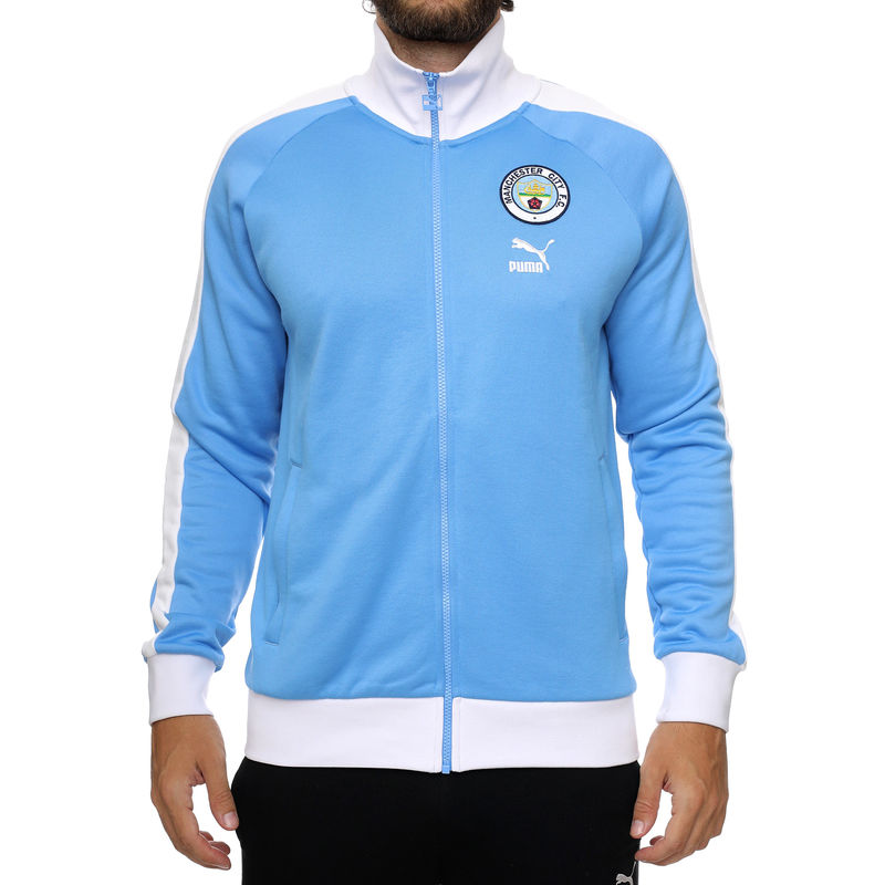 MUŠKI DUKS PUMA MCFC FTBLHERITAGE T7 TRACK JACKET