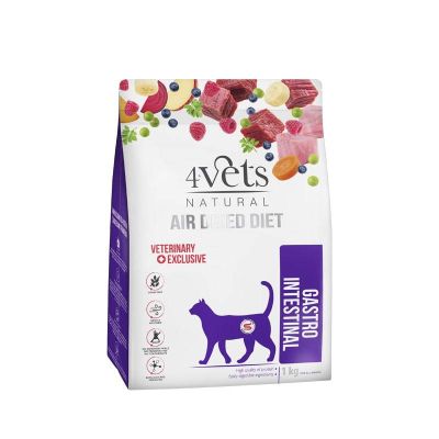 4Vets Natural Cat Sušena Veterinarska Dijeta Gastro Intestinal 1kg