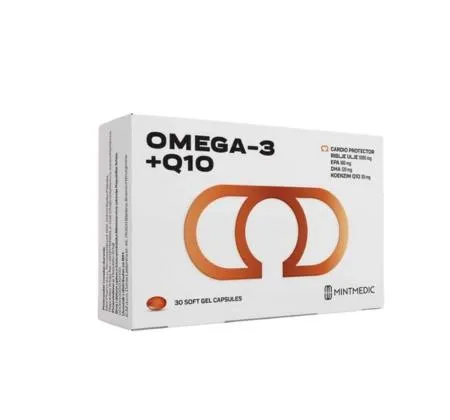 Omega-3 + Q10 30 mekih kapsula