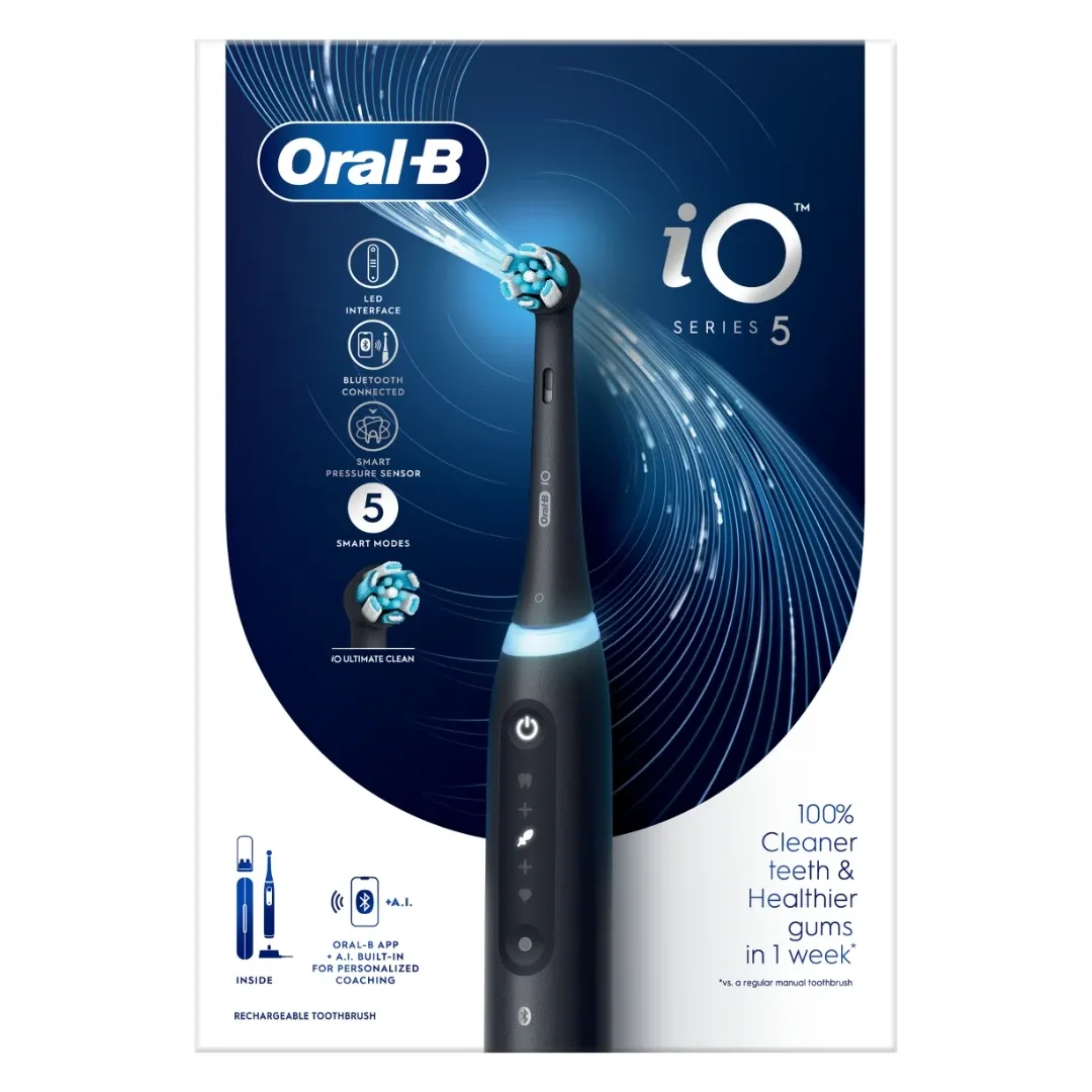 Oral-B® iO 5 Električna Četkica za zube Crna