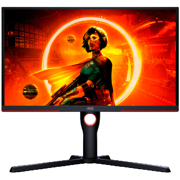 AOC Gaming Monitor 25G3ZMBK 24.5'' 240Hz VA, 1920x1090, 0.5ms, 3000:1, 178178, Adaptive Sync, HDMI, DP, 3-sided frameless, Full Ergo, G-Menu