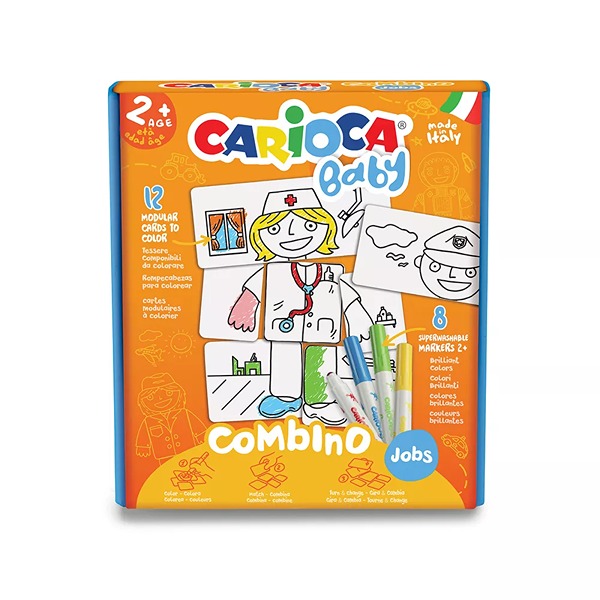 Flomaster set Carioca combino jobs baby 1/8