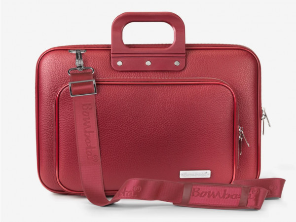 Torba BOMBATA Classic Plus 15,6'' Borgogna red/Crvena