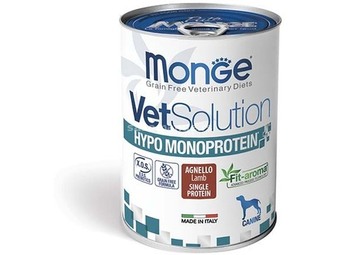 Monge VetSolution veterinarska dijeta za pse Hypoallergenic Monoprotein - Jagnjetina 400g