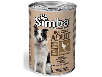 SIMBA konzerva za pse - divljač 415g
