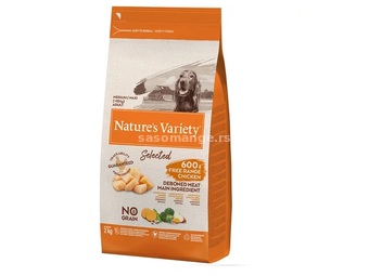 Nature's Variety Selected hrana za pse Adult Medium - Chicken 2kg