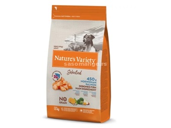Nature's Variety Selected hrana za pse Adult Mini - Salmon 1.5kg
