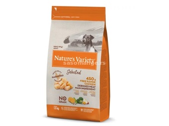 Nature's Variety Selected hrana za pse Adult Mini - Chicken 1.5kg