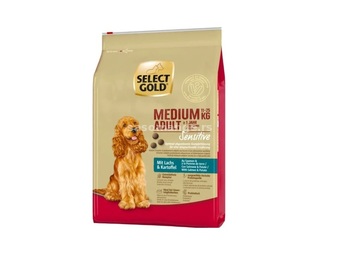 SELECT GOLD Dog Sensitive Medium Adult Salmon 4kg