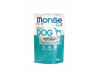 Monge Grill sos za pse - bakalar 12x100g