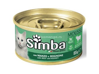 SIMBA konzerva za mačke - Teletina i bubrezi 85g