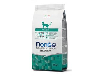 MONGE CAT hrana za mačke Adult - Hairball 400g