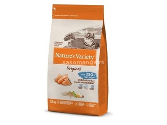 Nature's Variety Original hrana za mačke Sterilised - Salmon 7kg