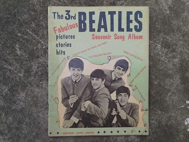 THE THIRD FABULOUS BEATLES SOUVENIR SONG ALBUM