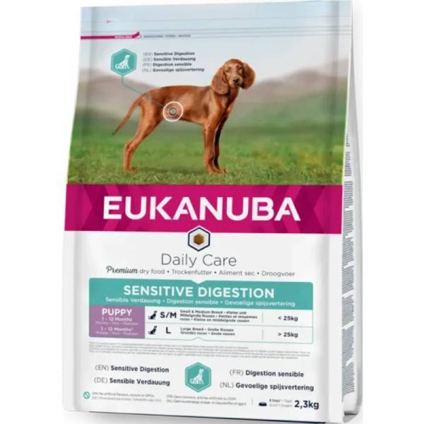 Eukanuba Puppy Sensitive Digestion - 2.3 kg