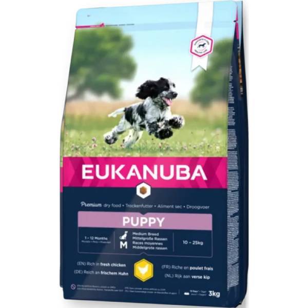 Eukanuba Puppy Medium Breed Chicken - 2 kg