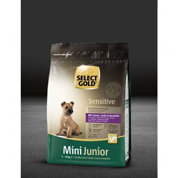 Select Gold Dog Sensitive Mini Junior jagnjetina,losos&krompir - 1 kg