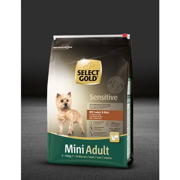 Select Gold Dog Sensitive Mini Adult jagnjetina i pirinač - 1kg