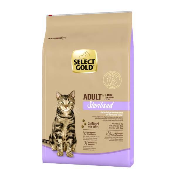 Select Gold Cat Adult Sterilised zivina i pirinac - 7 kg