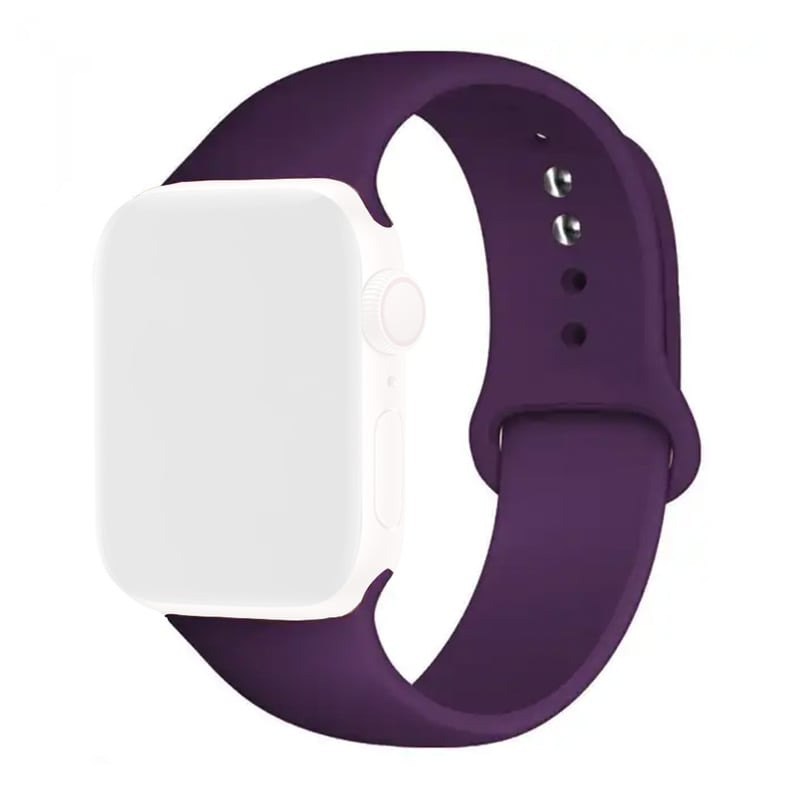 Smart Watch Silicone Strap 44/45/49mm Dark Purple